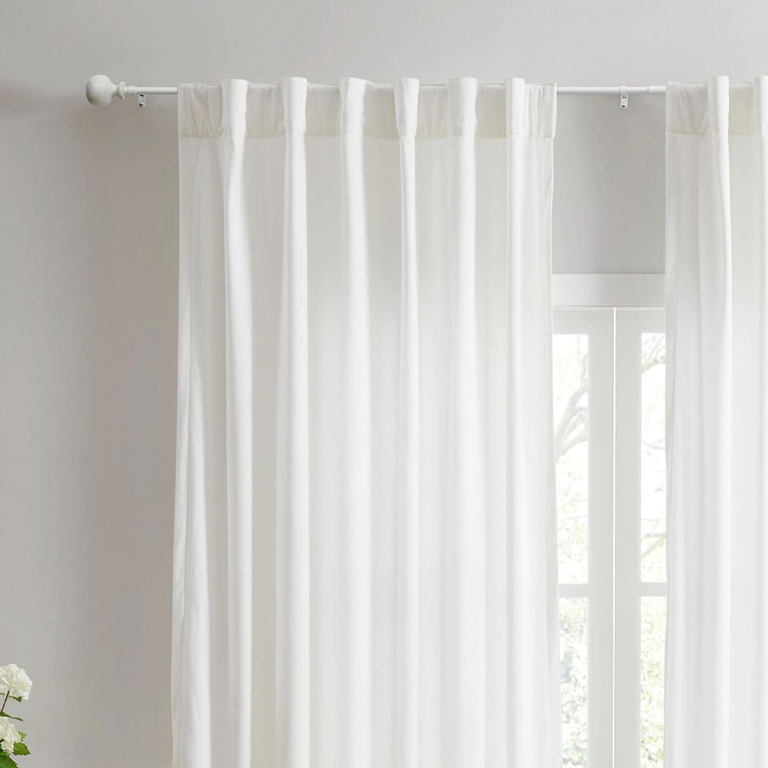 Martha Stewart Bergen Curtain Rod for Windows 66 to 120 inches ...