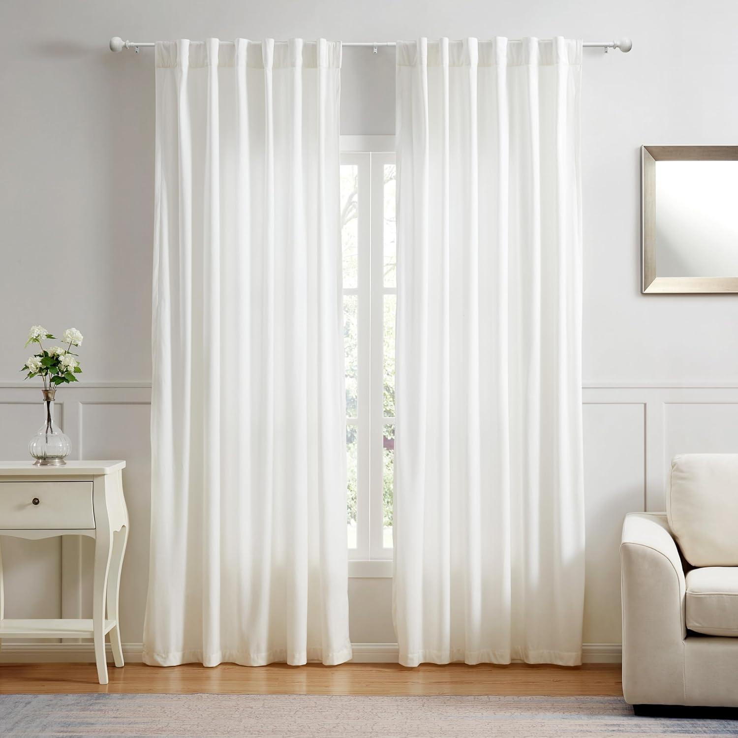 Martha Stewart Bergen Curtain Rod for Windows 66 to 120 inches ...